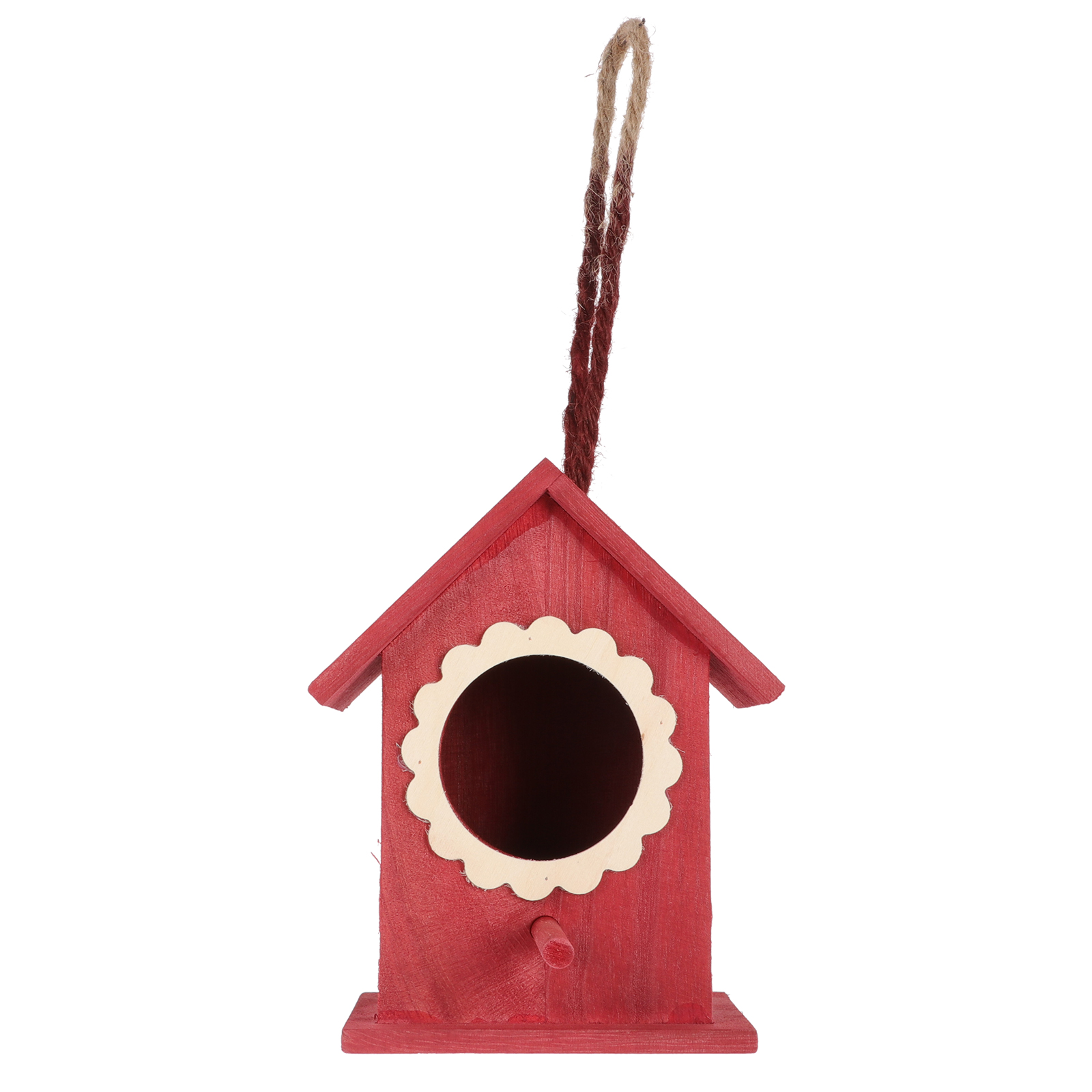 2 Pieces Robin Bird Box Hanging Wooden House Nest Small - Walmart.com