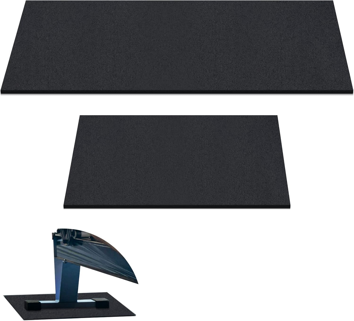 2 Pieces Rower Mat Compatible with Model D Concept 2 Rowing Machine ...