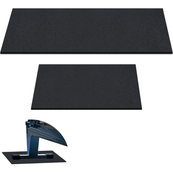 2 Pieces Rower Mat Compatible with Model D Concept 2 Rowing Machine ...