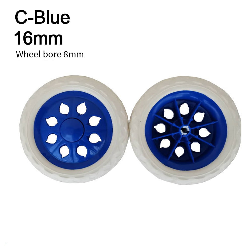 2 Pieces Rubber Caster Wheelbarrow Replacement Wheel For Wagon Hand ...