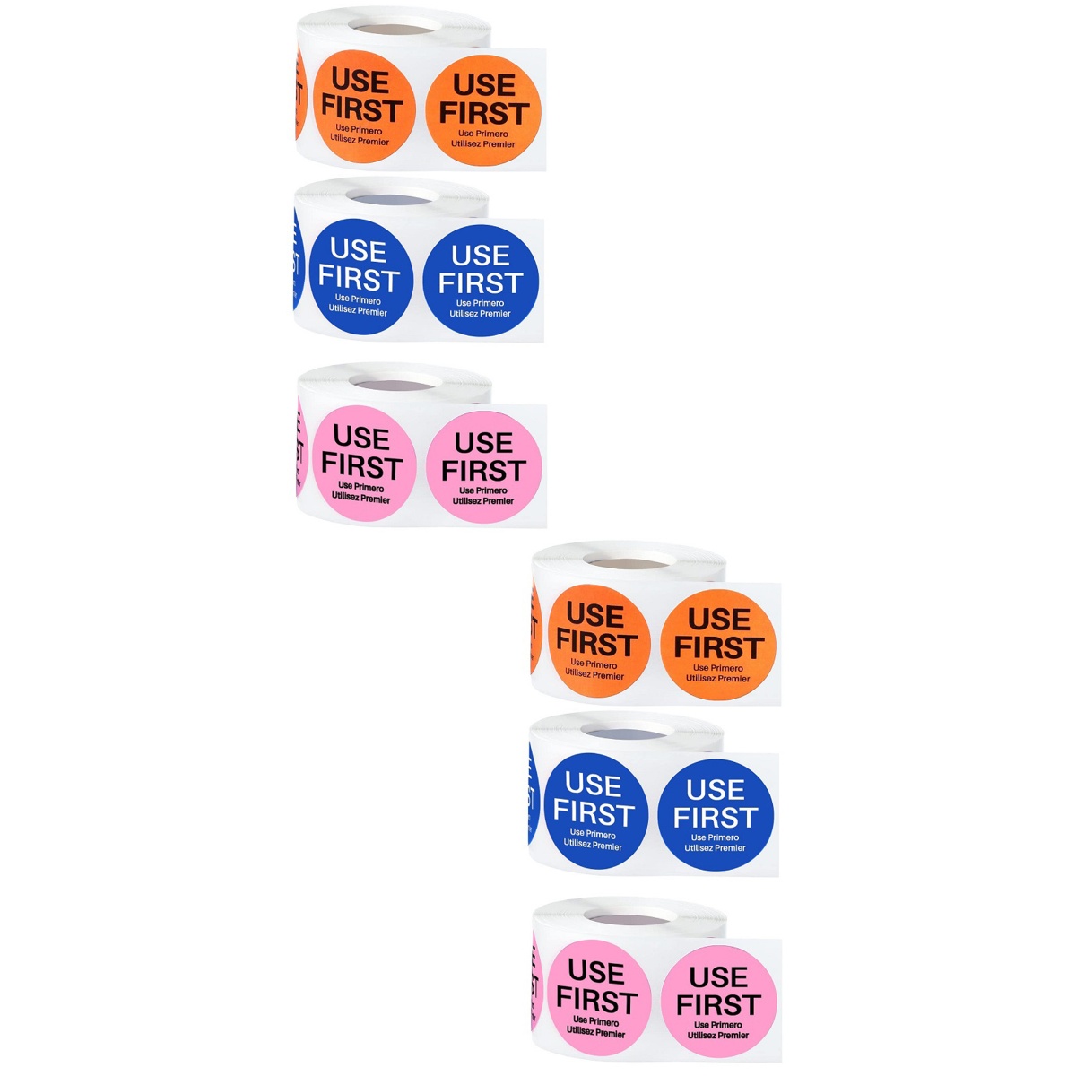 2 Pieces Scrunchies Premium Materials Labels Use First Stickers ...