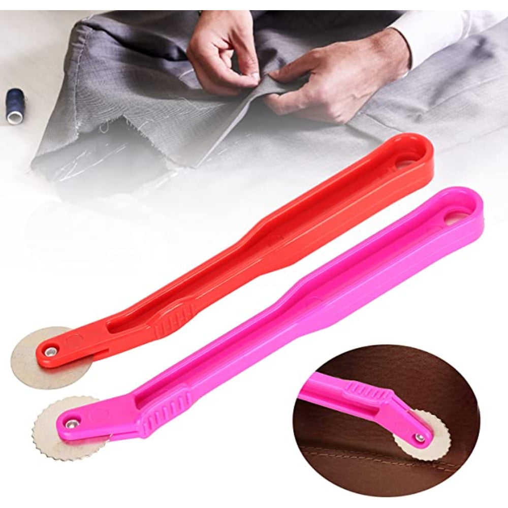 2 Pieces Serrated Smooth Scribing Wheel, Professional Stitch Marking ...