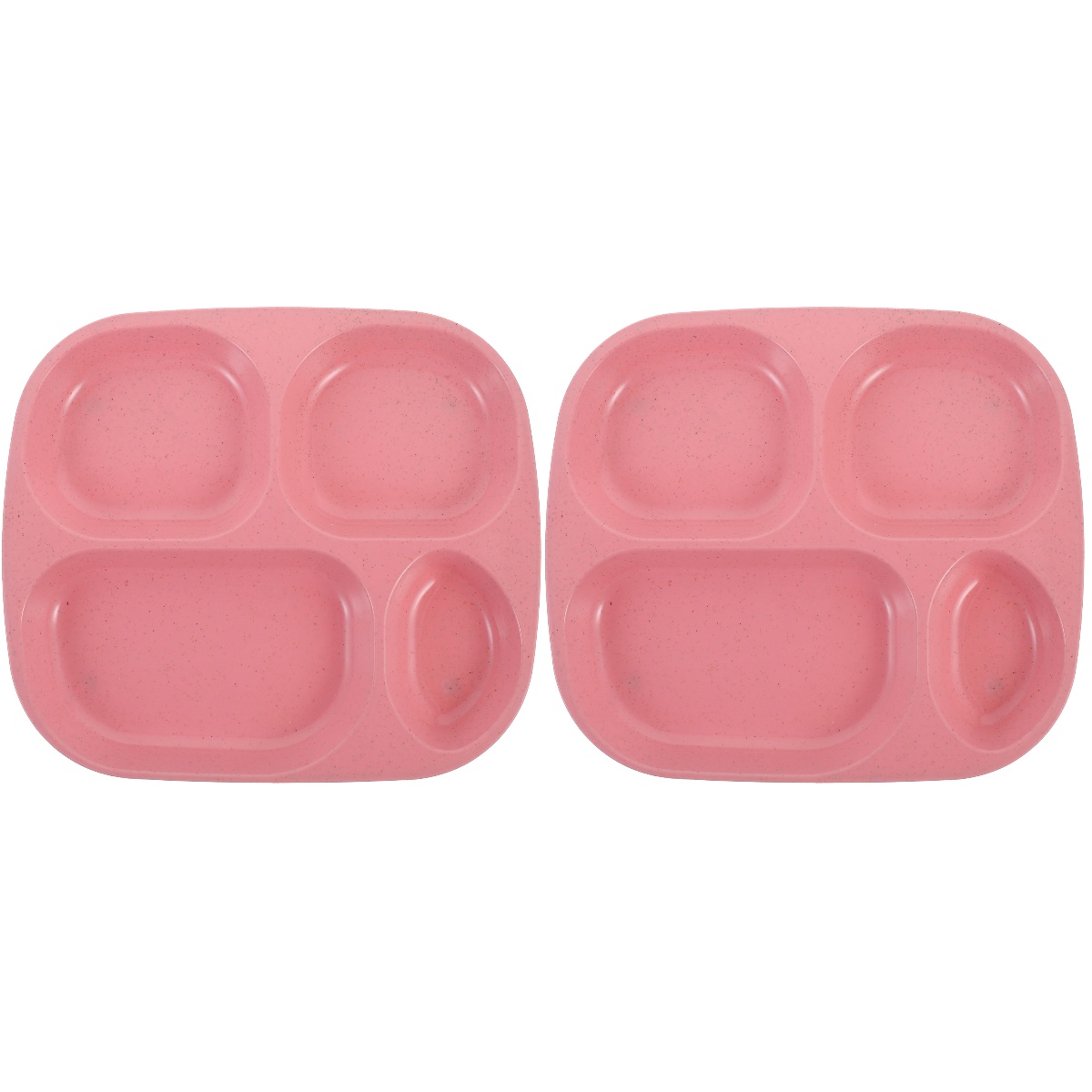 2 Pieces Serving Plate Divided Plates Small Food Tray Compartment Dish ...