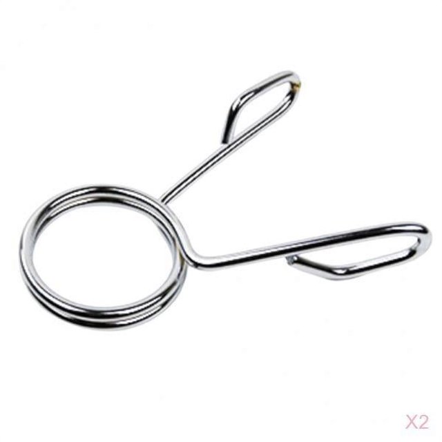 2 Pieces / Set Barbell Gym Weights Barbell Bar Locking Spring Clamp ...