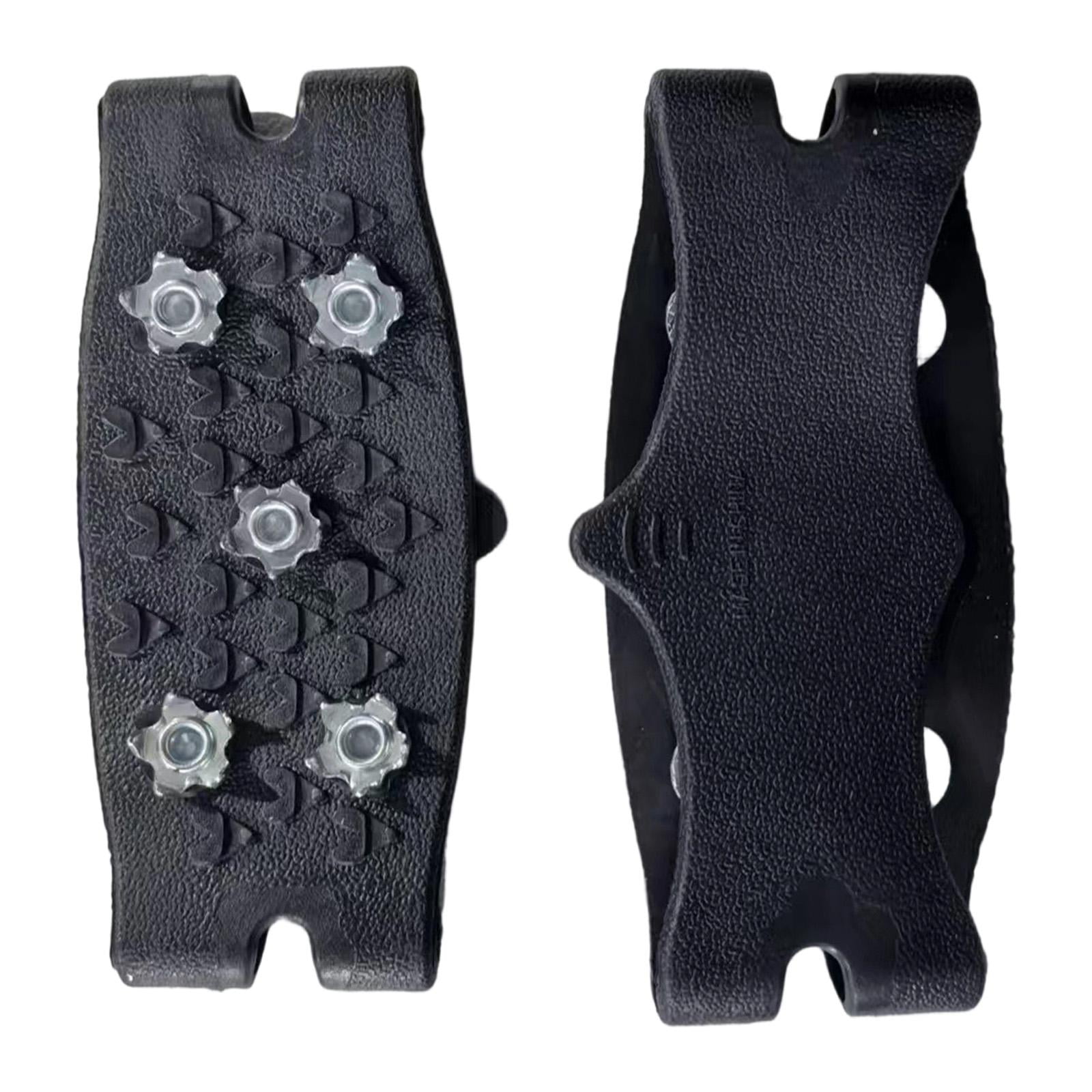2 Pieces Shoe Crampons Gripper Spikes Covers Metal and Rubber Non Slip ...