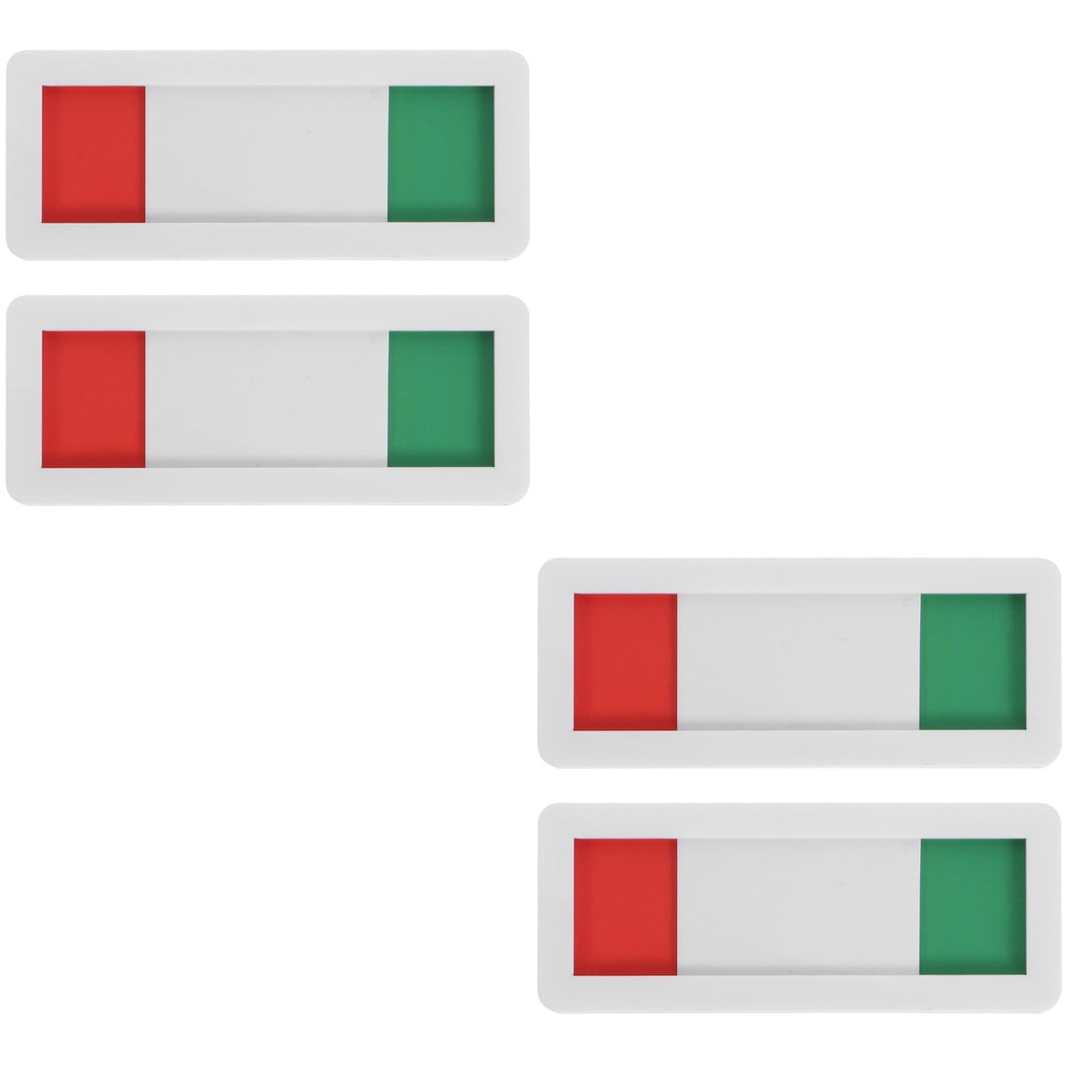 2 Pieces Signage Door Plate Push Sliding Doors Sliders Office - Walmart.com