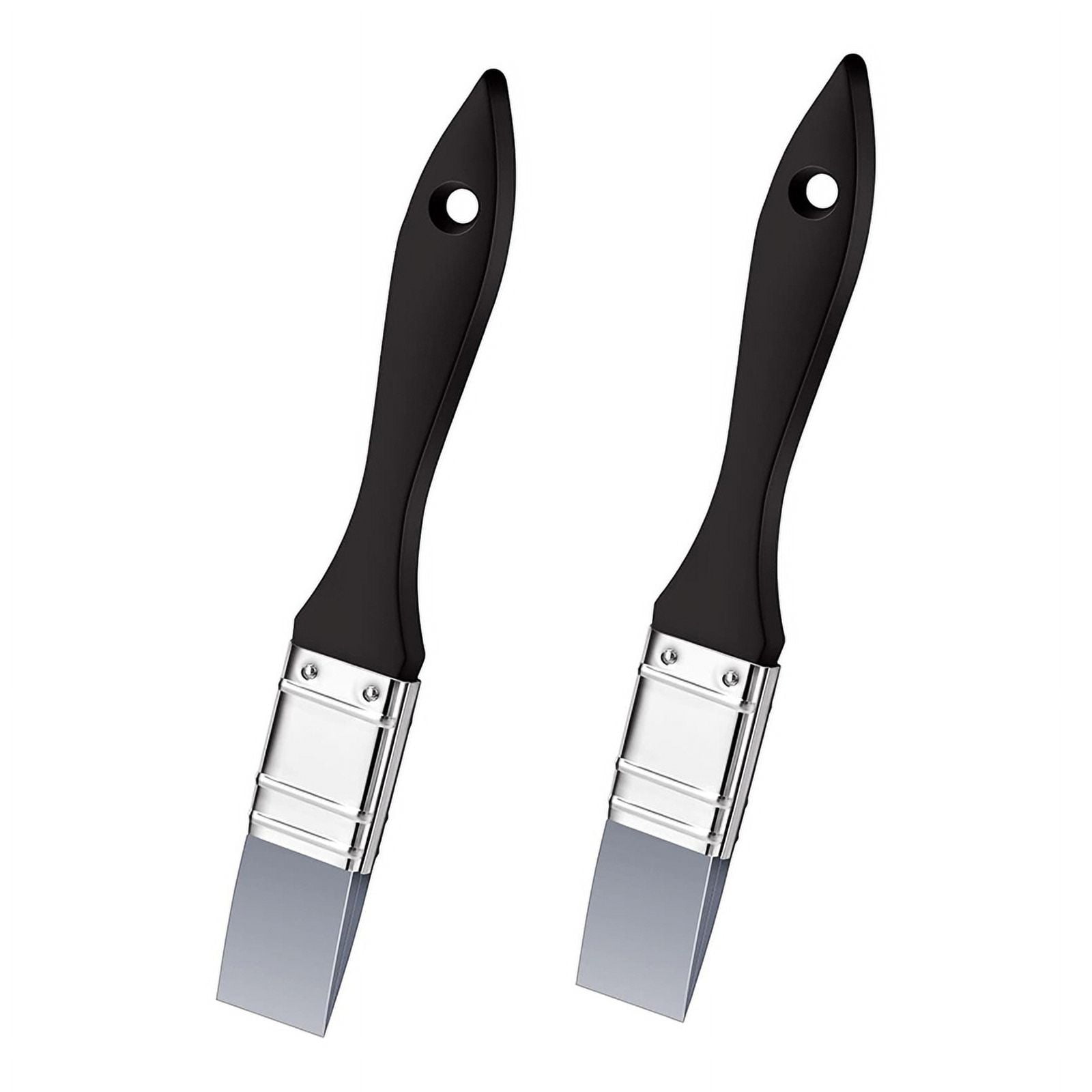 2 Pieces Silicone Painting Brush Color Shaper Tool Flat Flexible ...