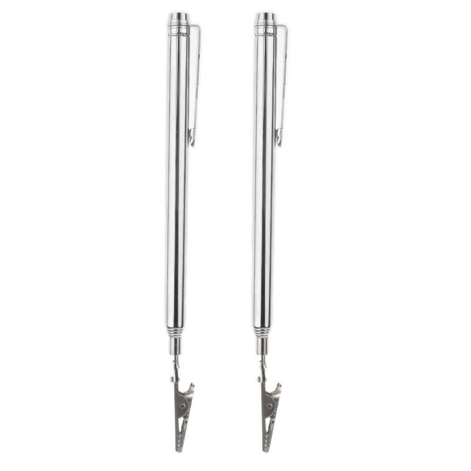 2 Pieces Silver Antenna Telescopic Rod 16-50cm Extendable Crocodile ...