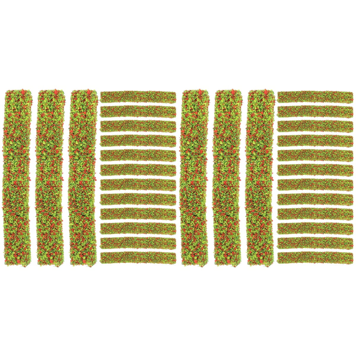 2 Pieces Simulated Flower Bush Decoration Mini Verse Plants Model Grass ...