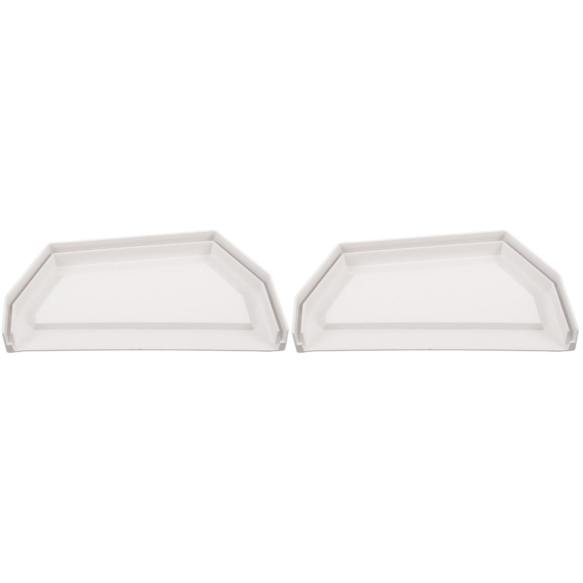 2 Pieces Sink Gutter Plug End Downspout Cap Indoor Water Proof White ...