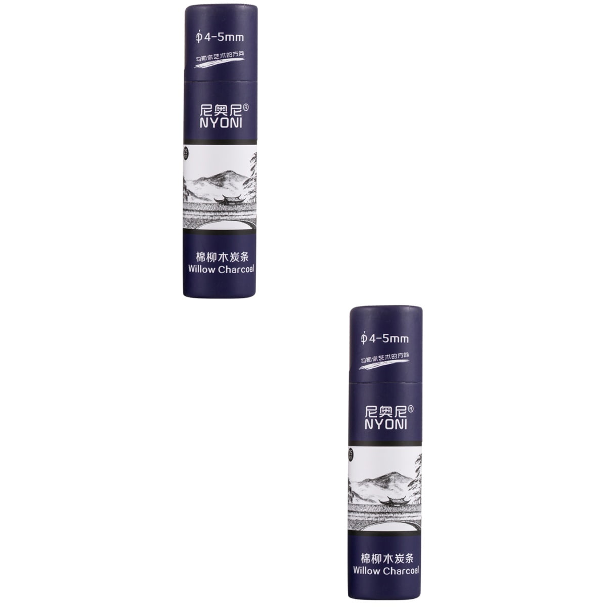 2 Pieces Sketch Bar Painting Charcoal Drawing Pencils Colored for Art ...
