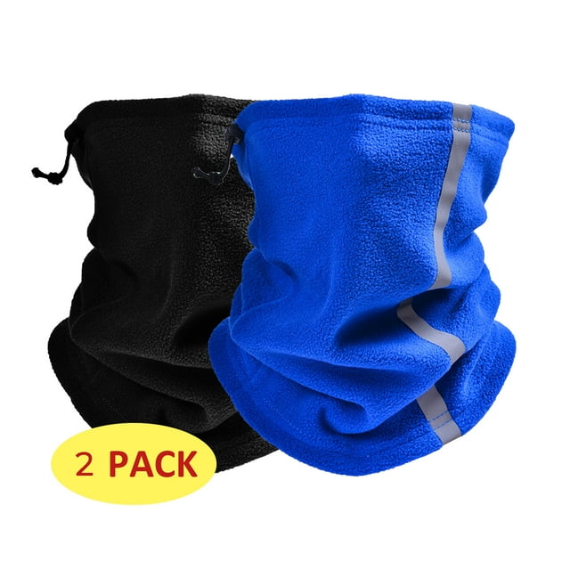 2 Pieces Ski Mask Neck Warmer Half Face Masks for Men and Women Winter ...