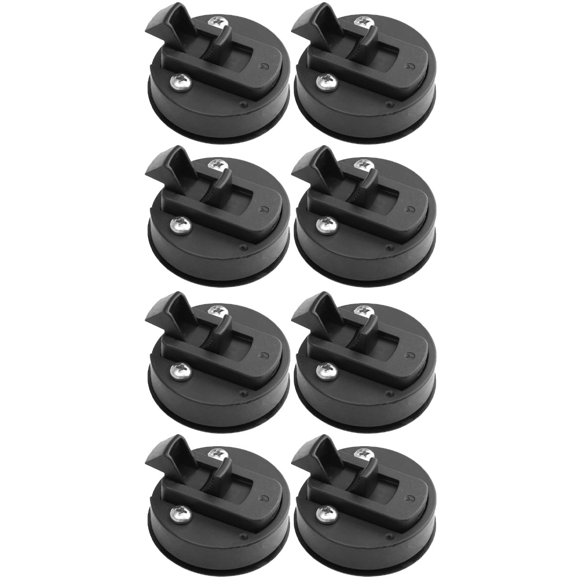 2 Pieces Slam Latch Gate Lock Door Locks 7.5X5CM Black - Walmart.com