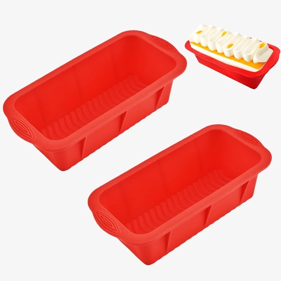 2 Pieces Small Loaf Tin for Baking, Bread Pan Non-Stick Loaf Pans for ...