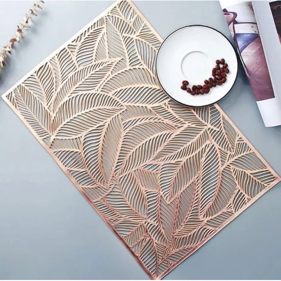 2 Pieces Solid Color Thermal Insulation Placemats - Elegant Hot ...