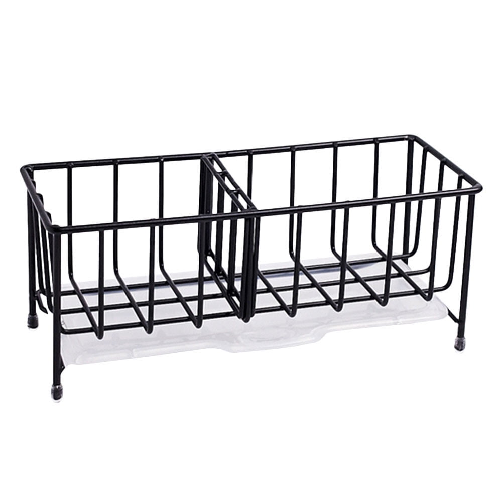 2 Pieces Sponge Tray Kitchen Essential Water Trough Rack Drain Basket ...