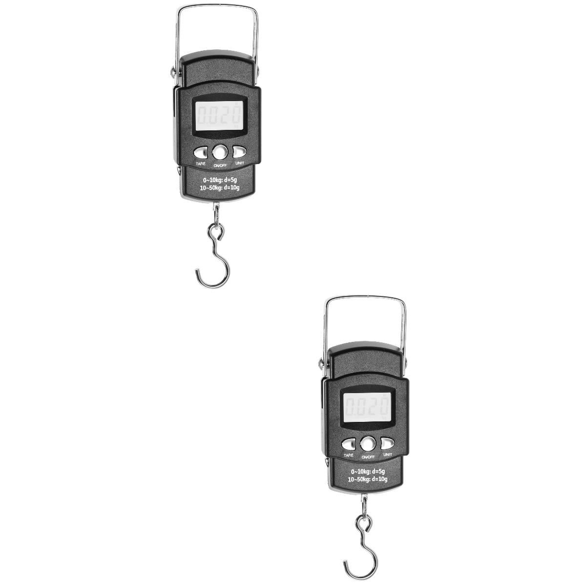 2 Pieces Spring Balance Luggage Scale Handheld Scales Digital Kitchen ...