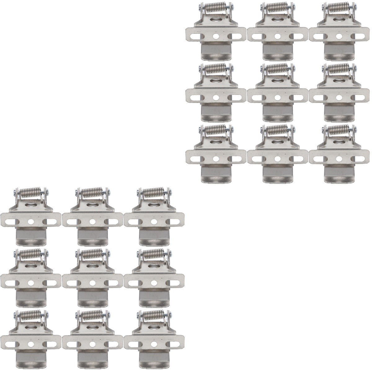 Set of 2 Spring Clamp Outdoor Smart Light Bulbs Strip Silver - Walmart.com