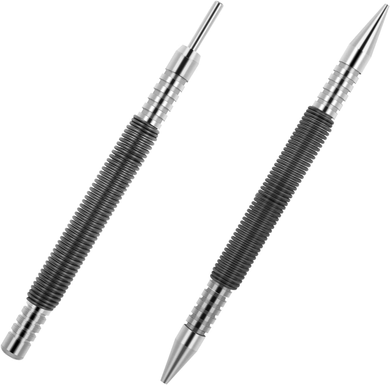 2 Pieces Spring Nail Set, Nail Set Tool and Hinge Pin Tool Dual Head ...