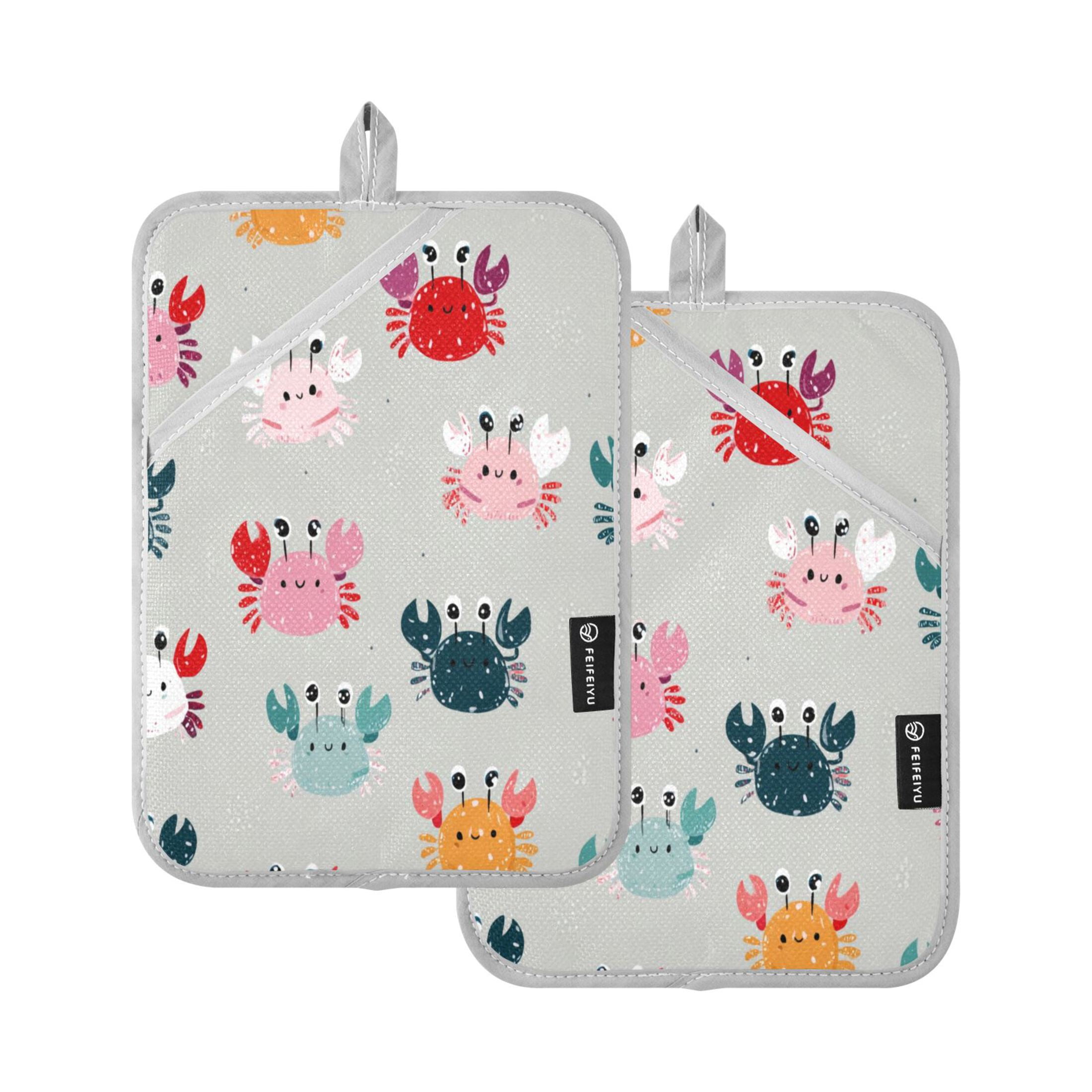 2 Pieces Square Heat Insulation Pads Square Heat Insulation Gloves Oven ...