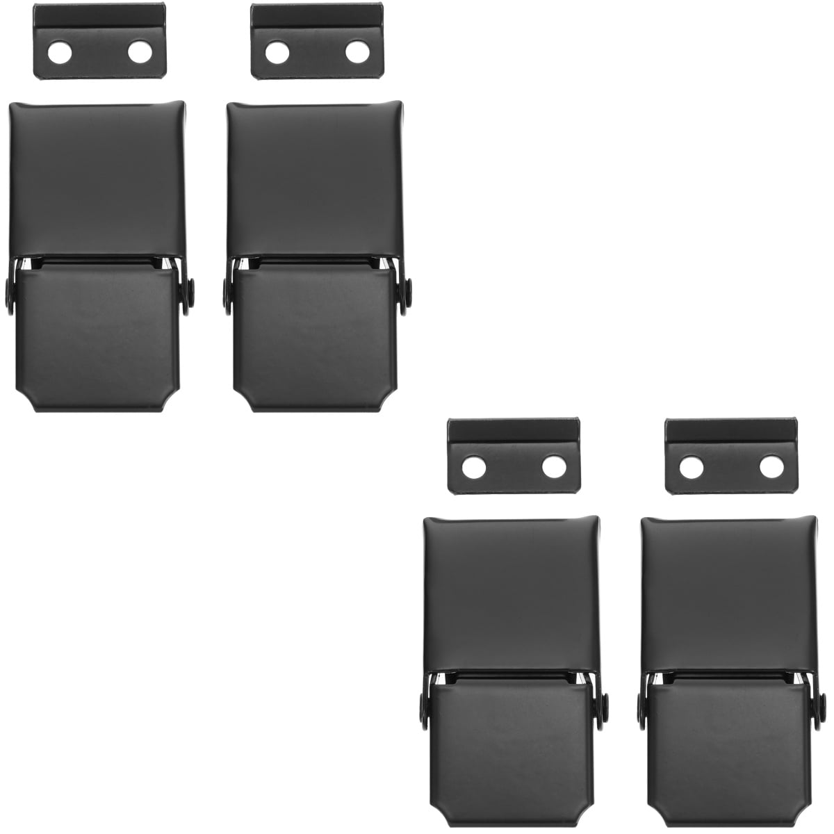 2 Pieces Stainless Steel Buckle Latch Combination Lock for Locker Black ...