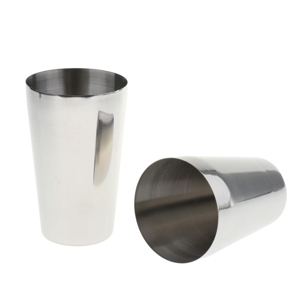 2 Pieces Stainless Steel Cocktail Shaker, Professional Martini Shaking ...