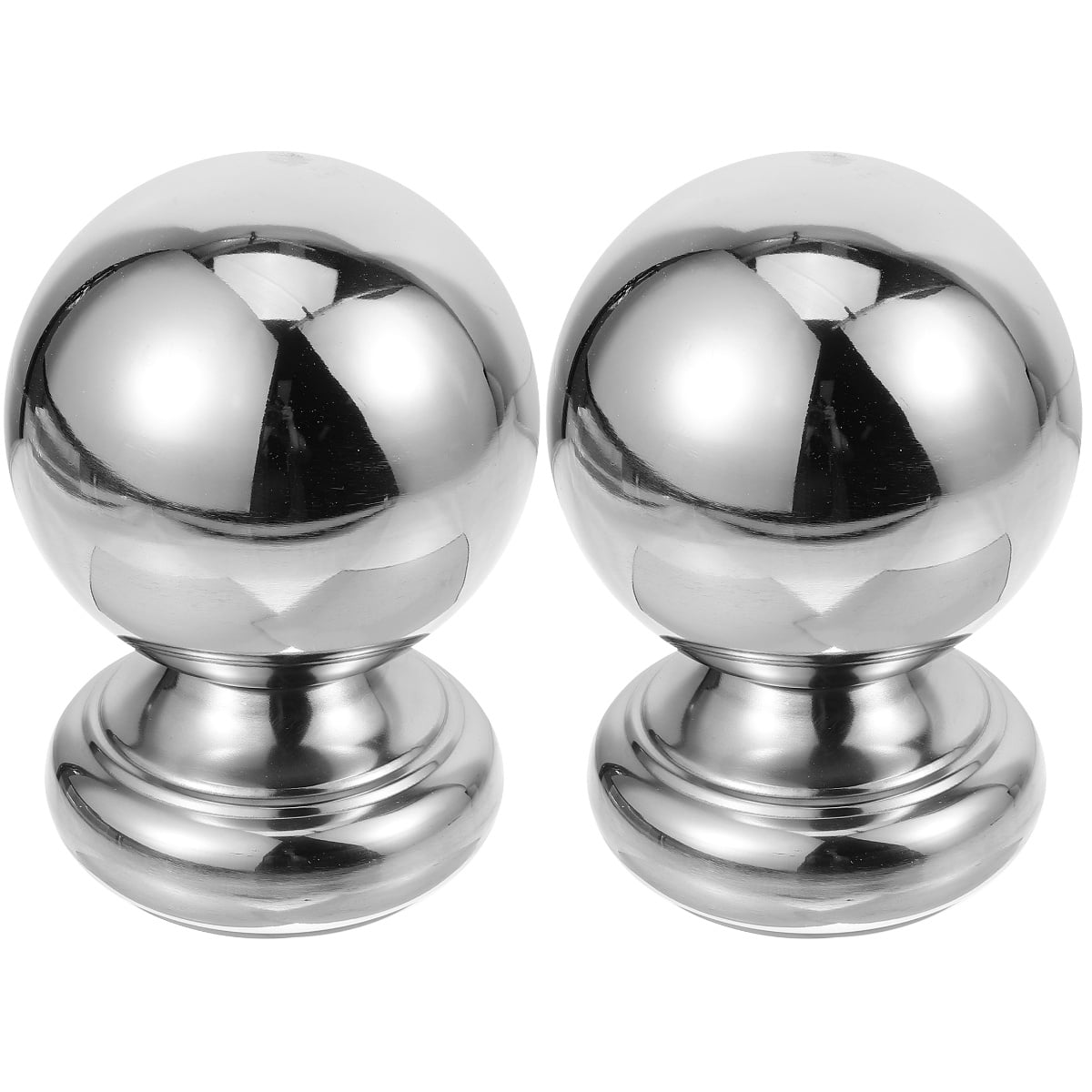 2 Pieces Stainless Steel Hollow Ball Thickened Conjoined with Seat ...