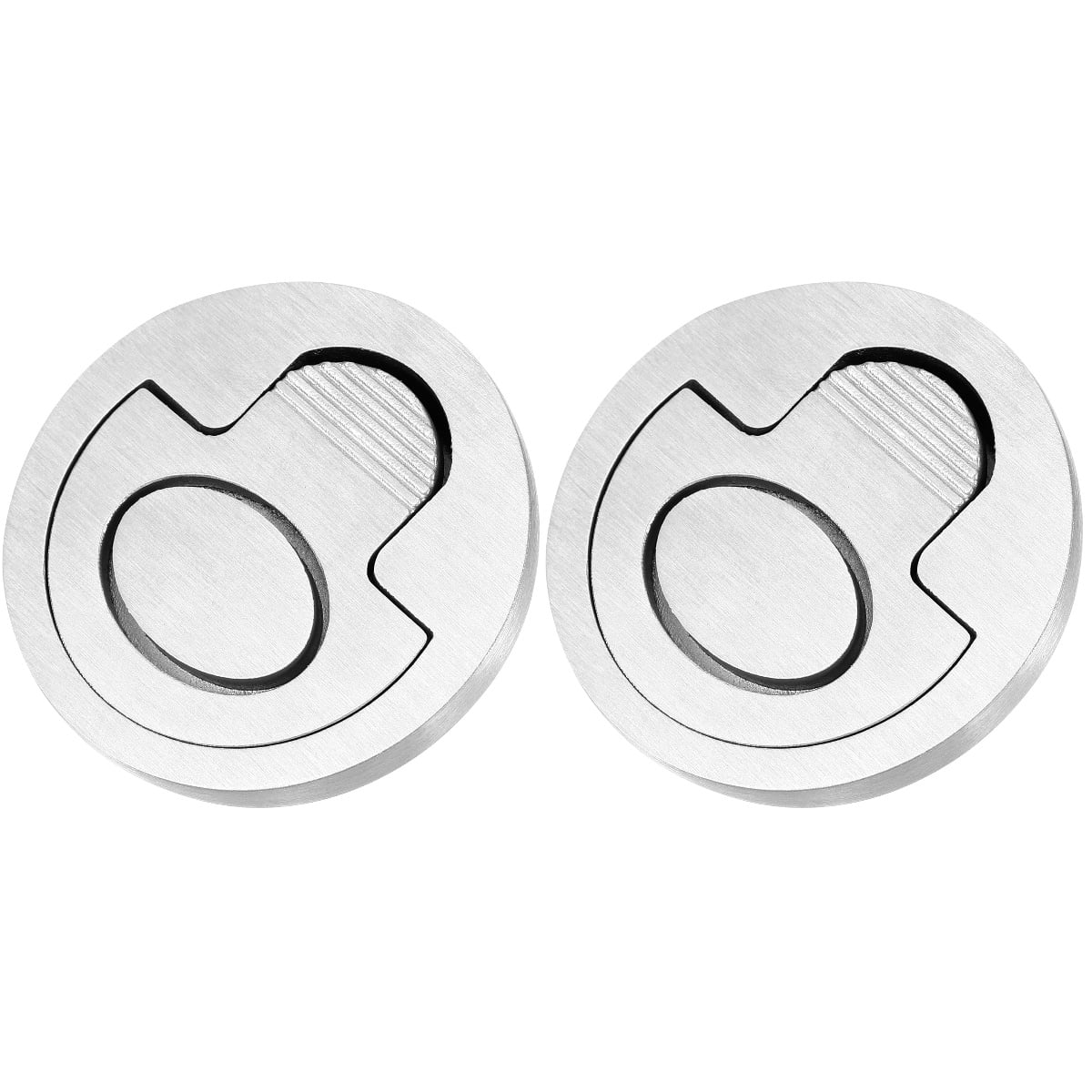 2 Pieces Stainless Steel Pull Ring Flush Mount Lift Handle Kitchen ...