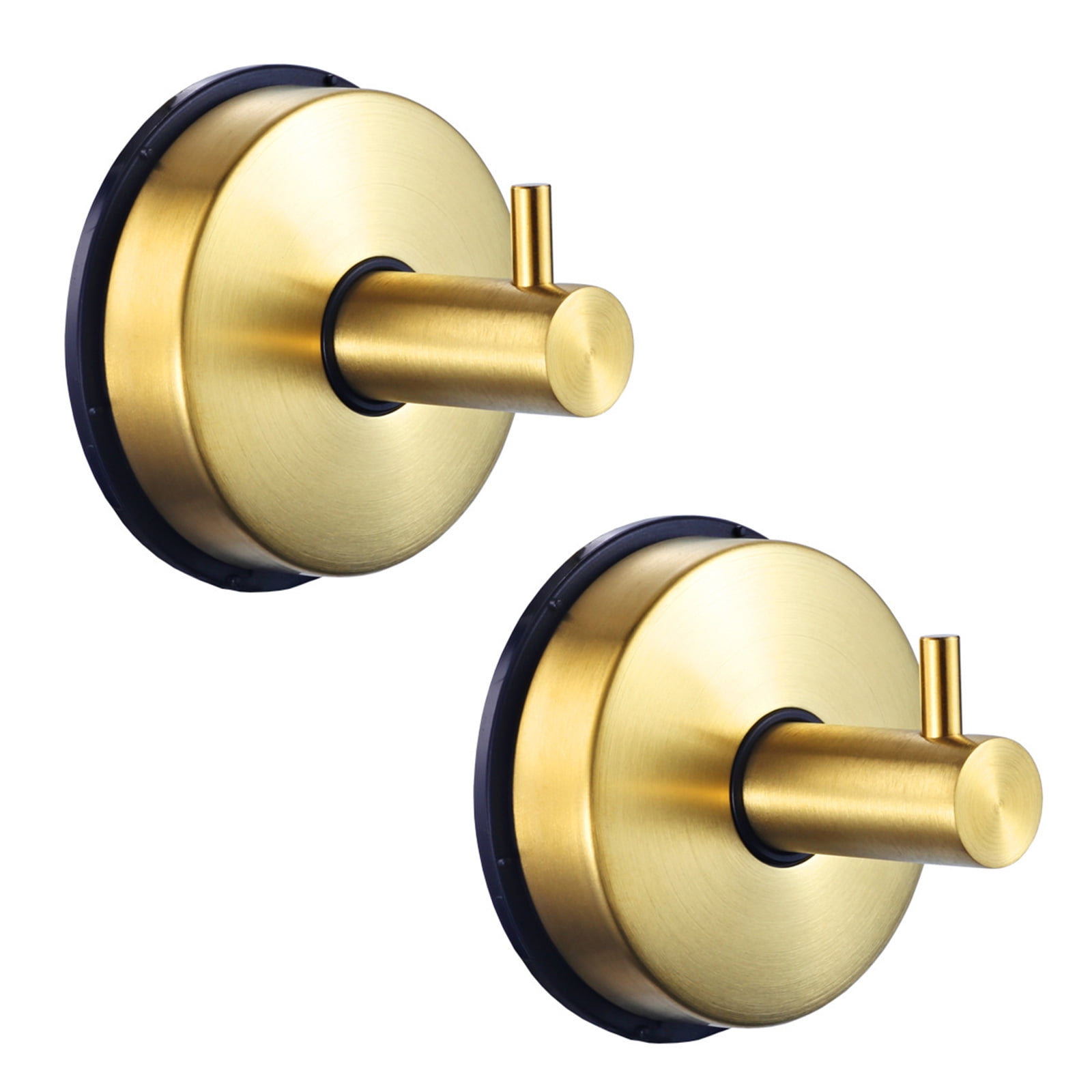 New Stainless Steel Sucker Wall Hooks Waterproof Removable Bathroom