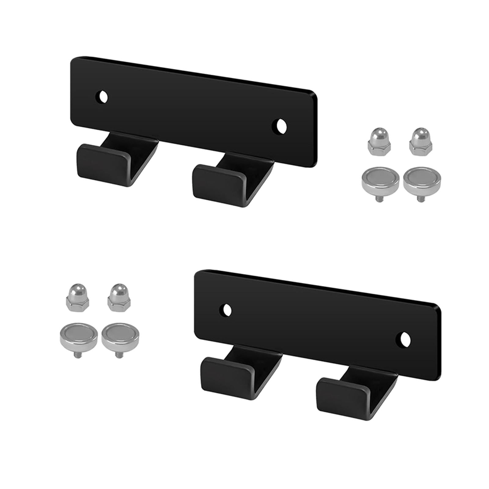 2 Pieces Storage Rack Magnetic Hooks Heavy Duty Steel Attachment for ...