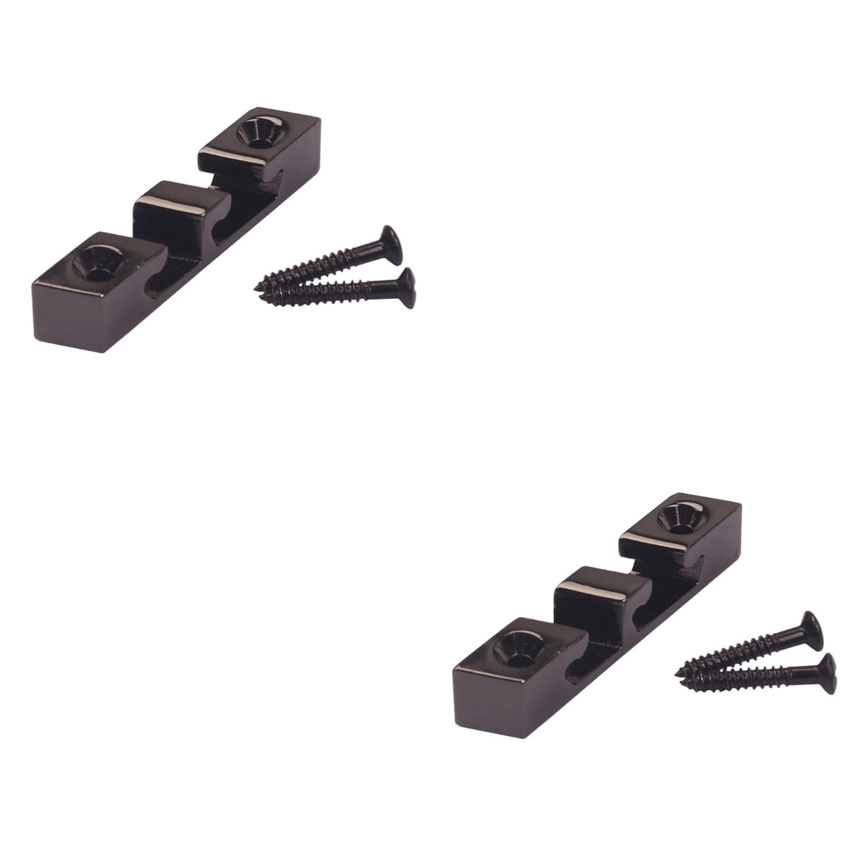 2 Pieces String Tree Bass Black Bass Guitar String Guide 4.30X0.77X0 ...