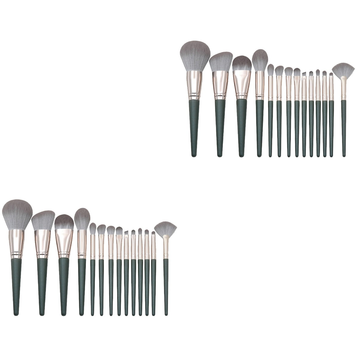 2 Pieces Suit Dust Cover Makeup Tool Set Travel Miss 20X10X3cm Black ...