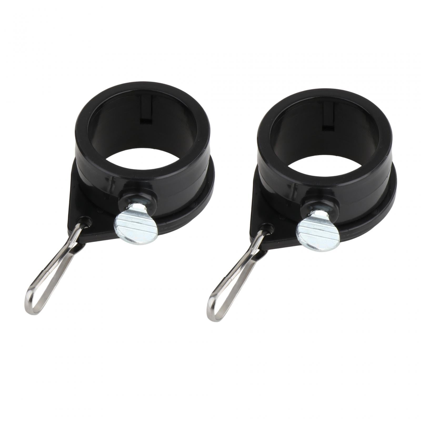 2 Pieces Tangles Free Flag Pole Clips Flagpole Holder Rings for Grommet ...