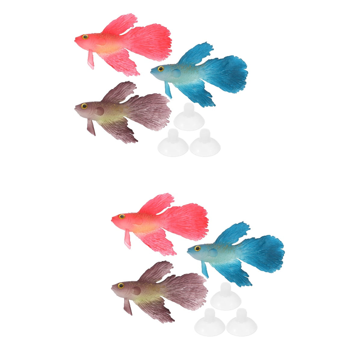 2 Pieces Tank Kit Goldfish Decor Aquarium Landscape Decoration ...