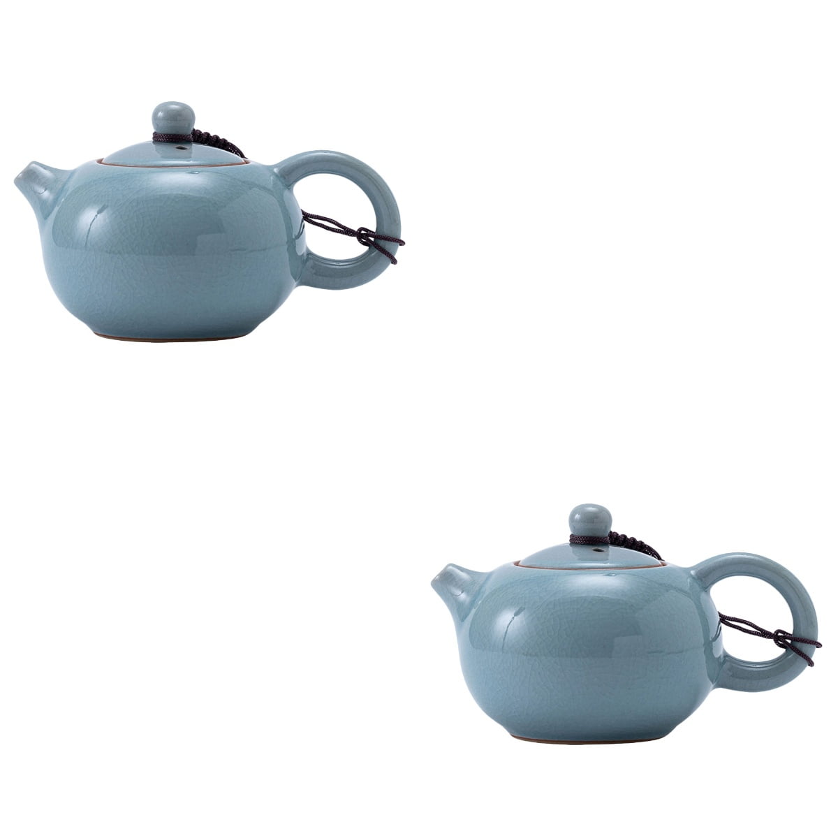 2 Pieces Tea Set Maker Kettle Ceramic Teapot Kettles Travel Teapots For ...