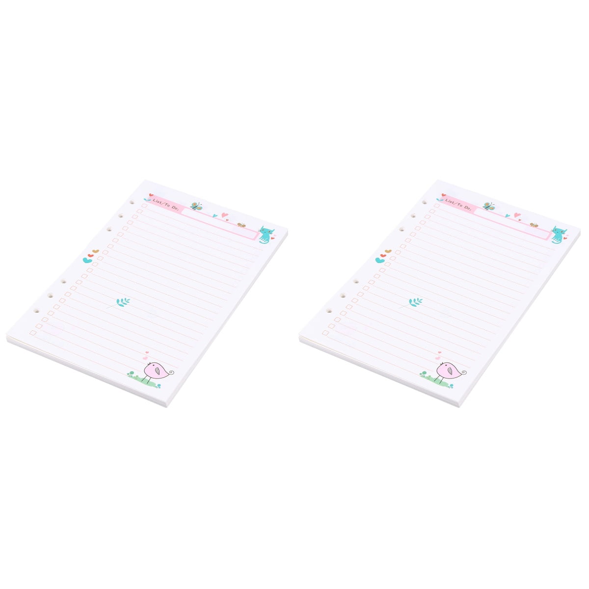 2 Pieces Tear off Notepad A5 Lined Paper Refill The Notebook - Walmart.com