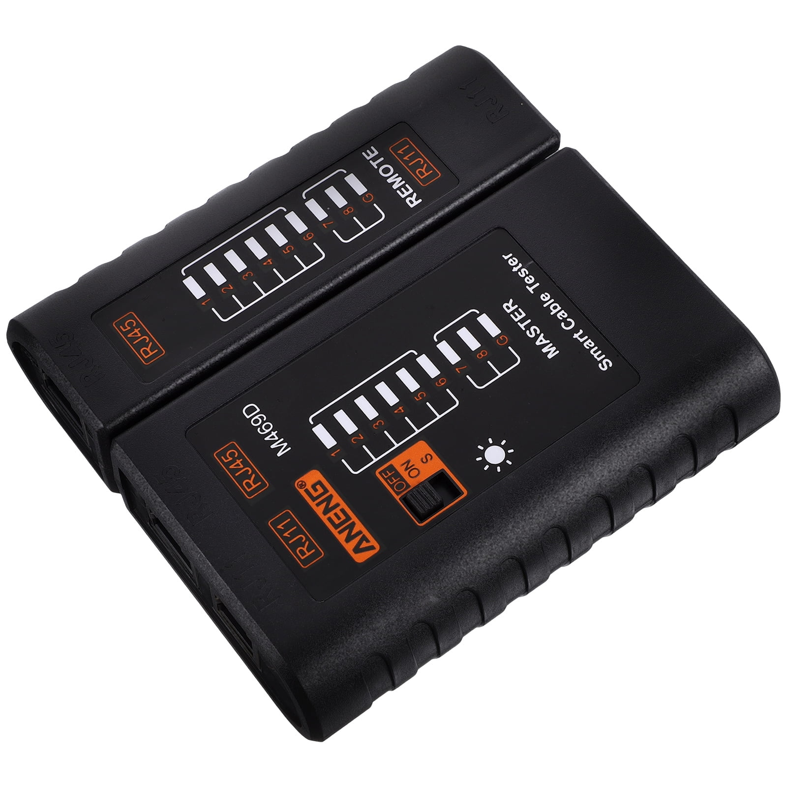 2 Pieces Telephone Network Cable Tester Plastic Cord USB Tool Measures ...