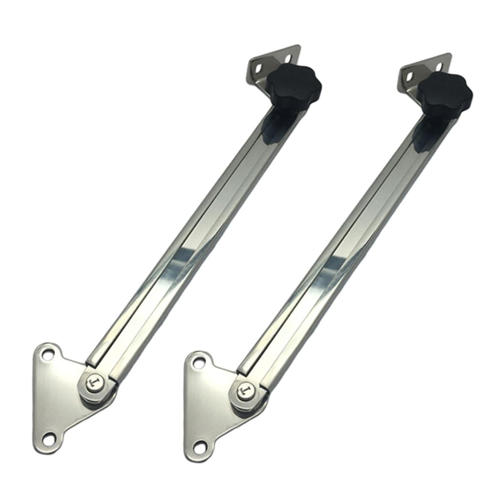 2 Pieces Telescoping /Window Stay Support Adjuster Mirror Stainle Steel ...