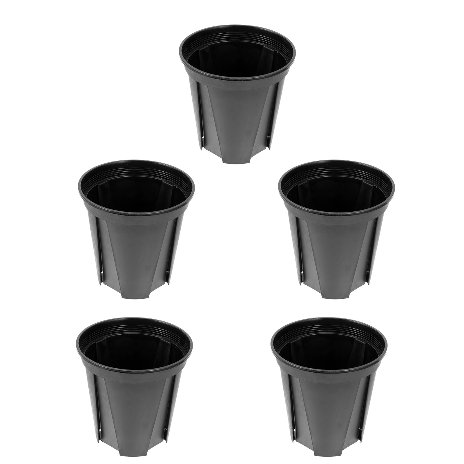 2 Pieces Terracotta Green Dill Plastic Flower Pot Plant Planting Basins ...