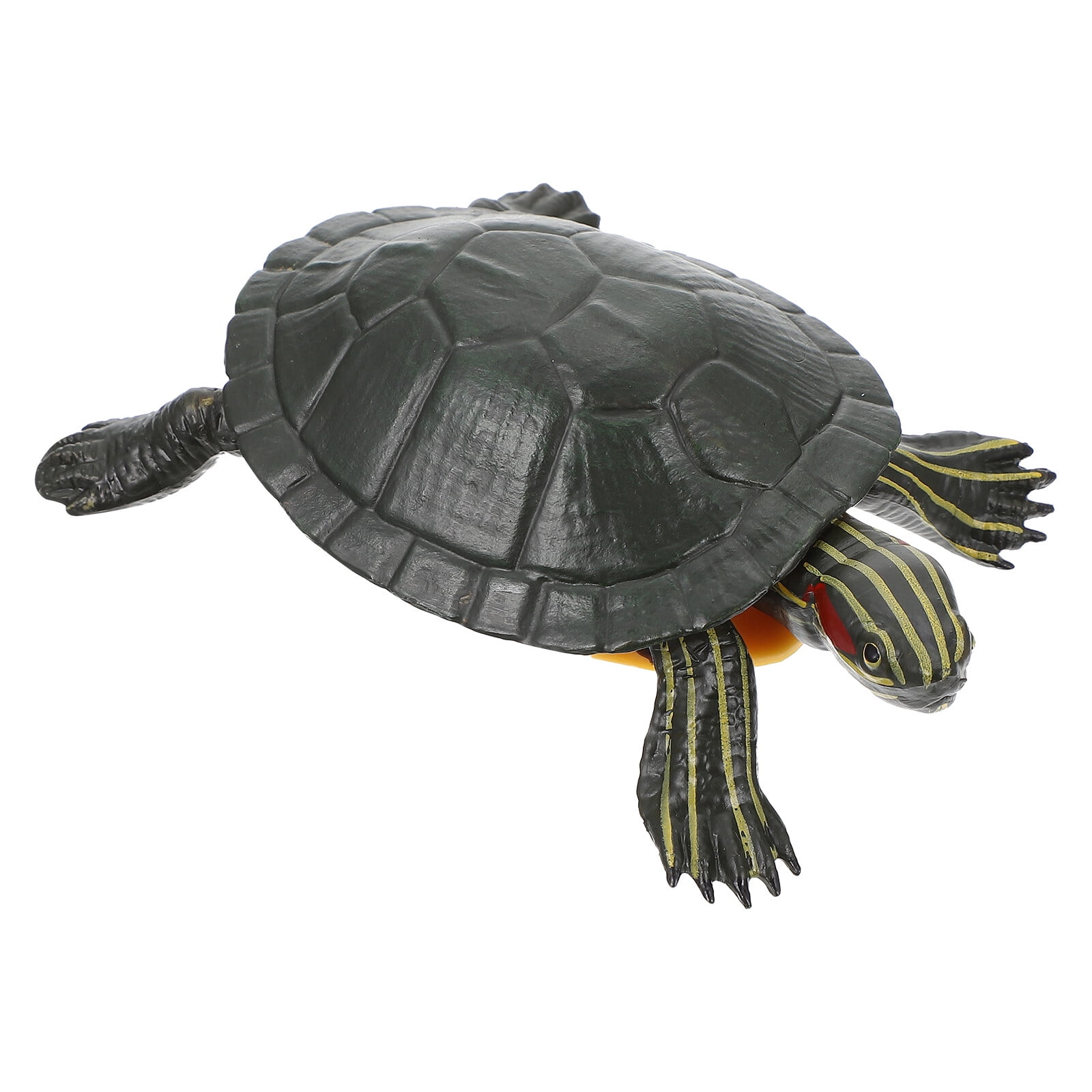 2 Pieces Terrapin Figure Turtle Model Vivid Toy Child 14X9X4CM Green ...