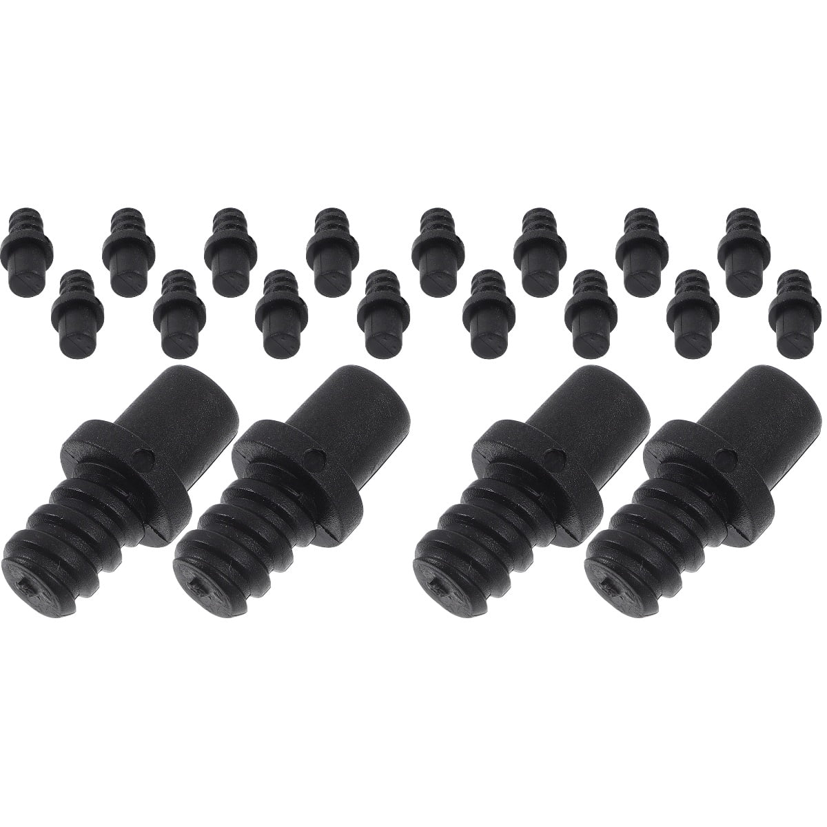 2 Pieces Toilet Brush Pole Connector Electric Drill Wire Black ...