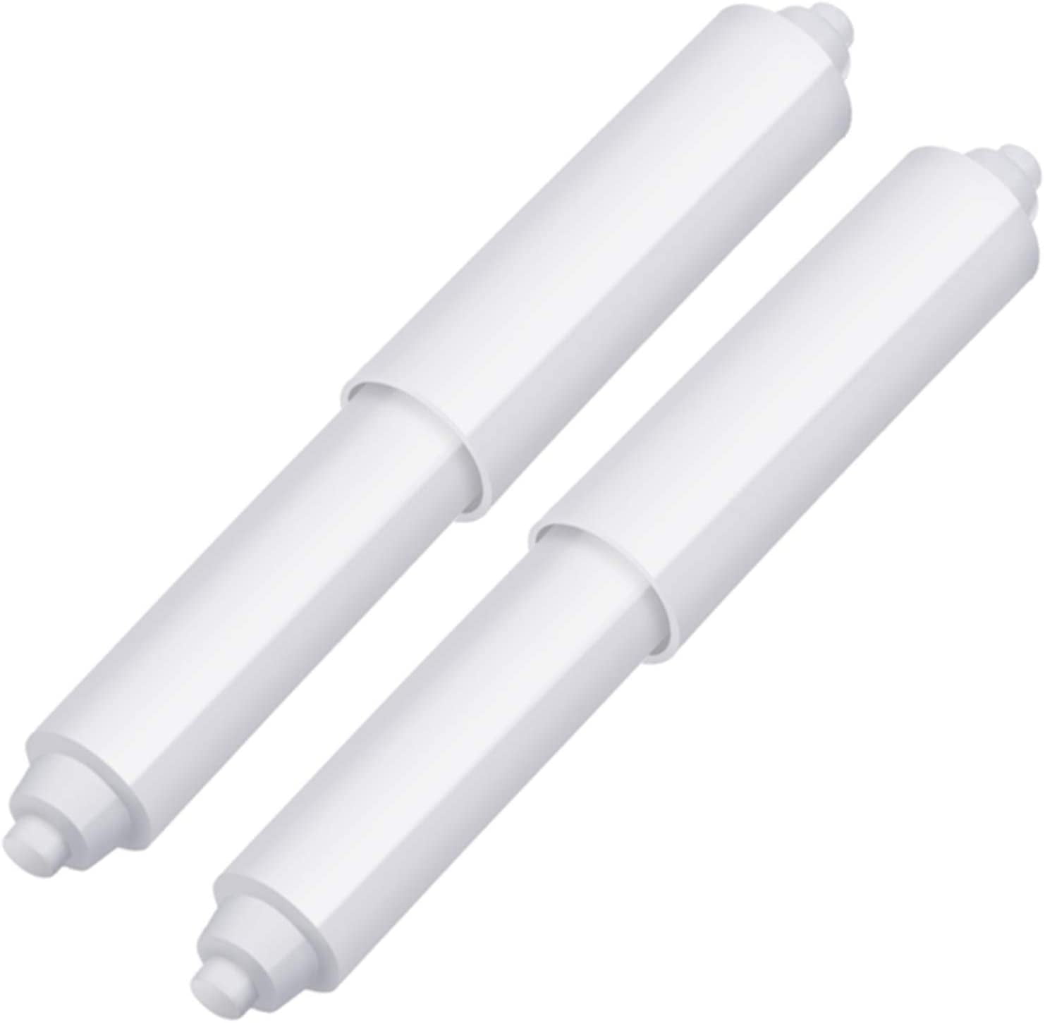 2 Pieces Toilet Paper Holder Roller Spindle Replacement Rod Plastic ...