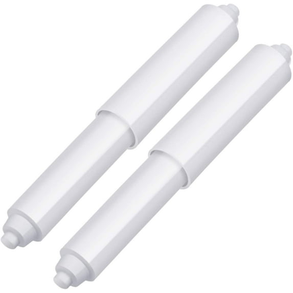 2 Pieces Toilet Paper Holder Roller Spindle Replacement Rod Plastic ...