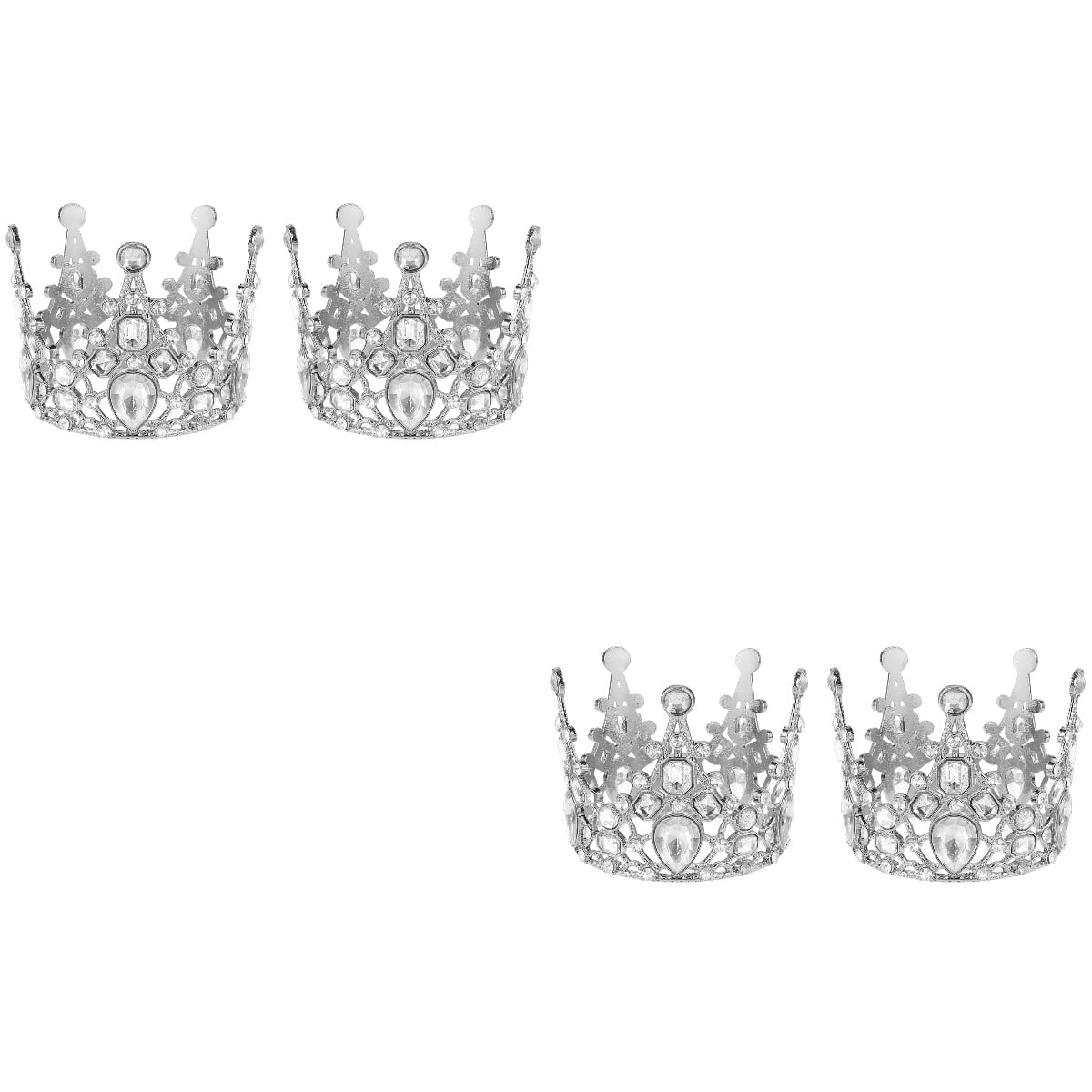 2 Pieces Topper Children's Birthday Crown Essential Cake Decoration ...
