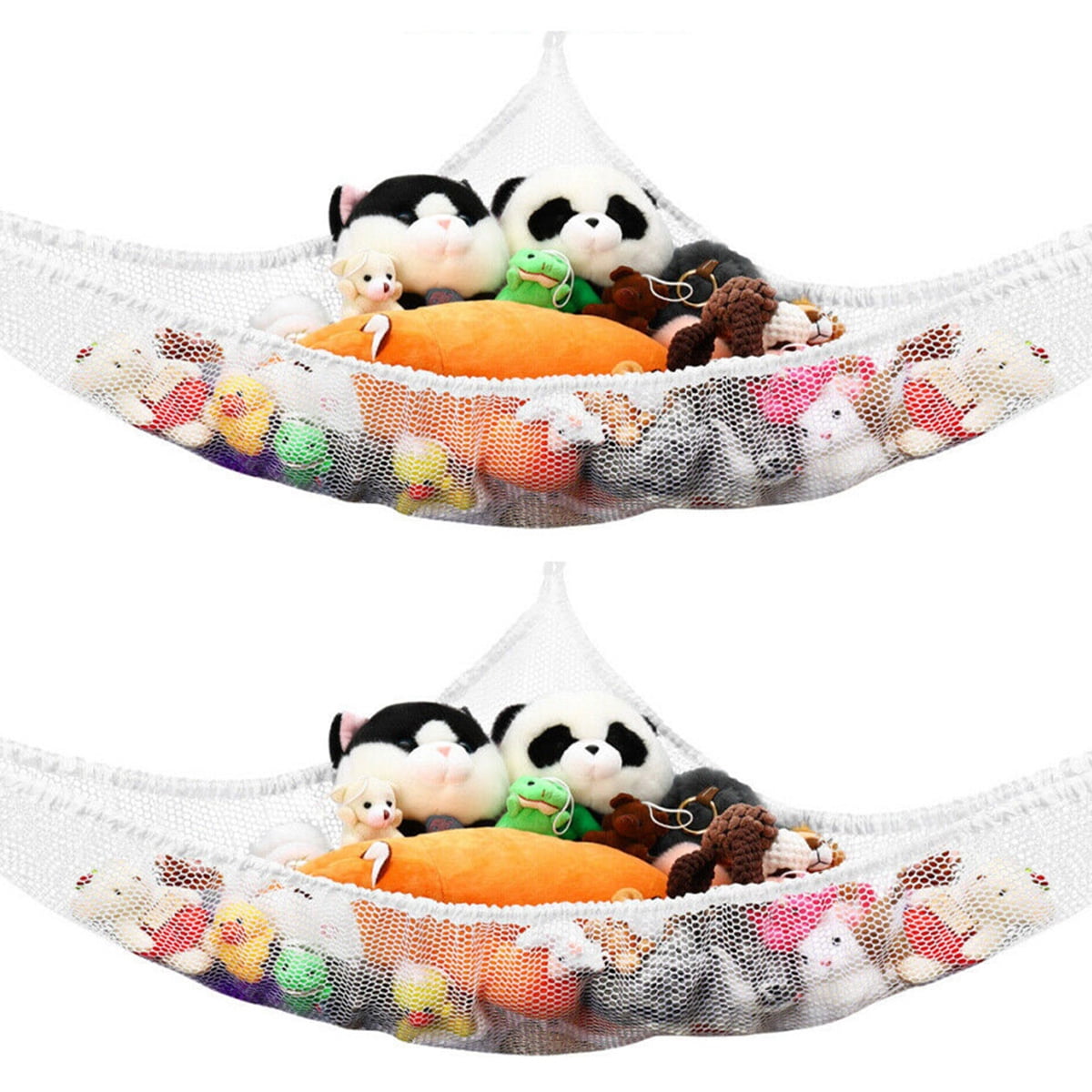 2 Pieces Toy Hammock Stuffed Animal Hammocks Toy Storage Hammock Nets ...