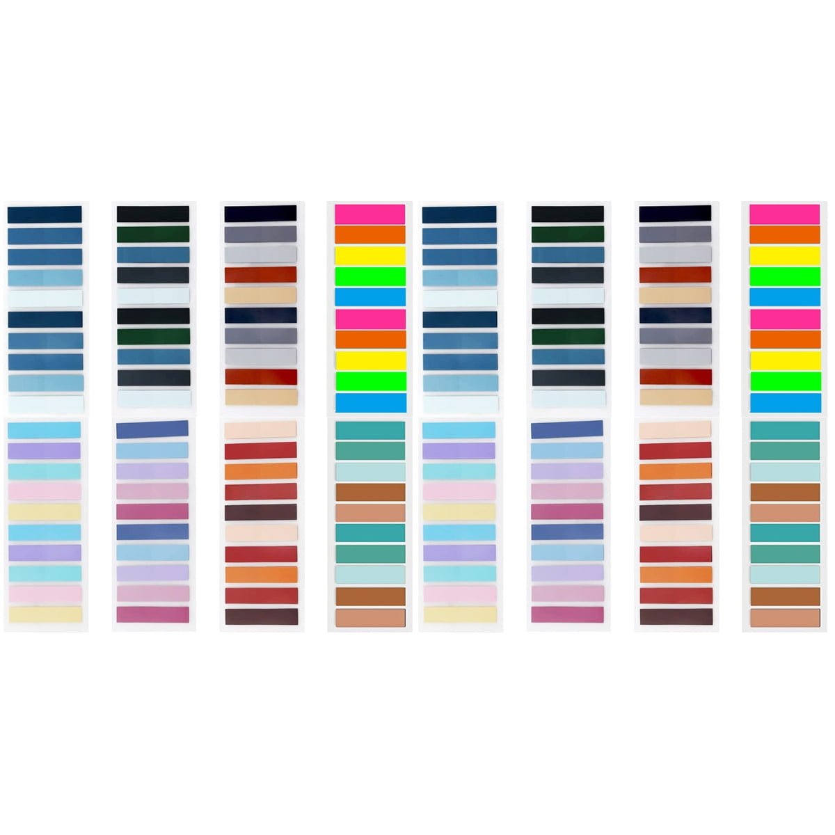 2 Pieces Transparent Compact Book Tabs Reading Page Markers The Memo ...