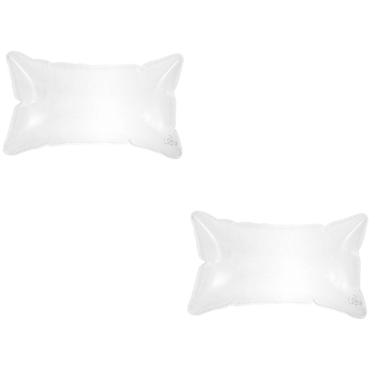 2 Pieces Transparent Pillow The Offic Office Outdoor Inserts Inflatable ...