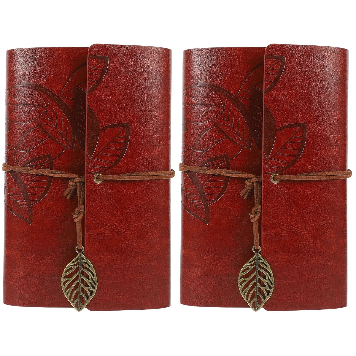 2 Pieces Travel Noting Book Daily Planning Notebook Refillable Journal ...