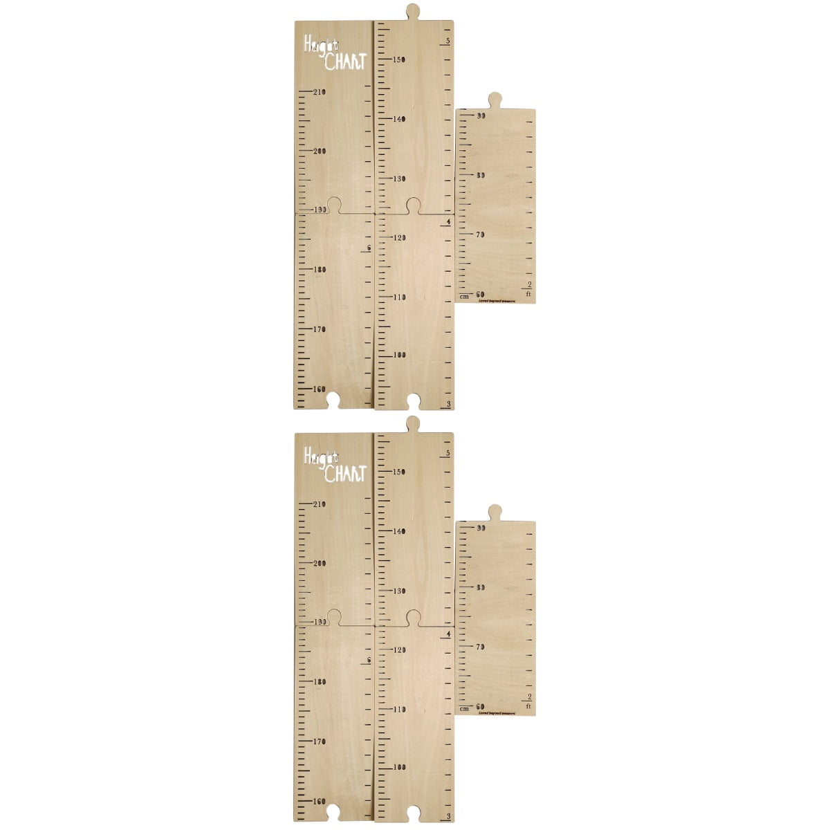 2 Pieces Tree Height Chart Lining Stitching Ruler - Walmart.com