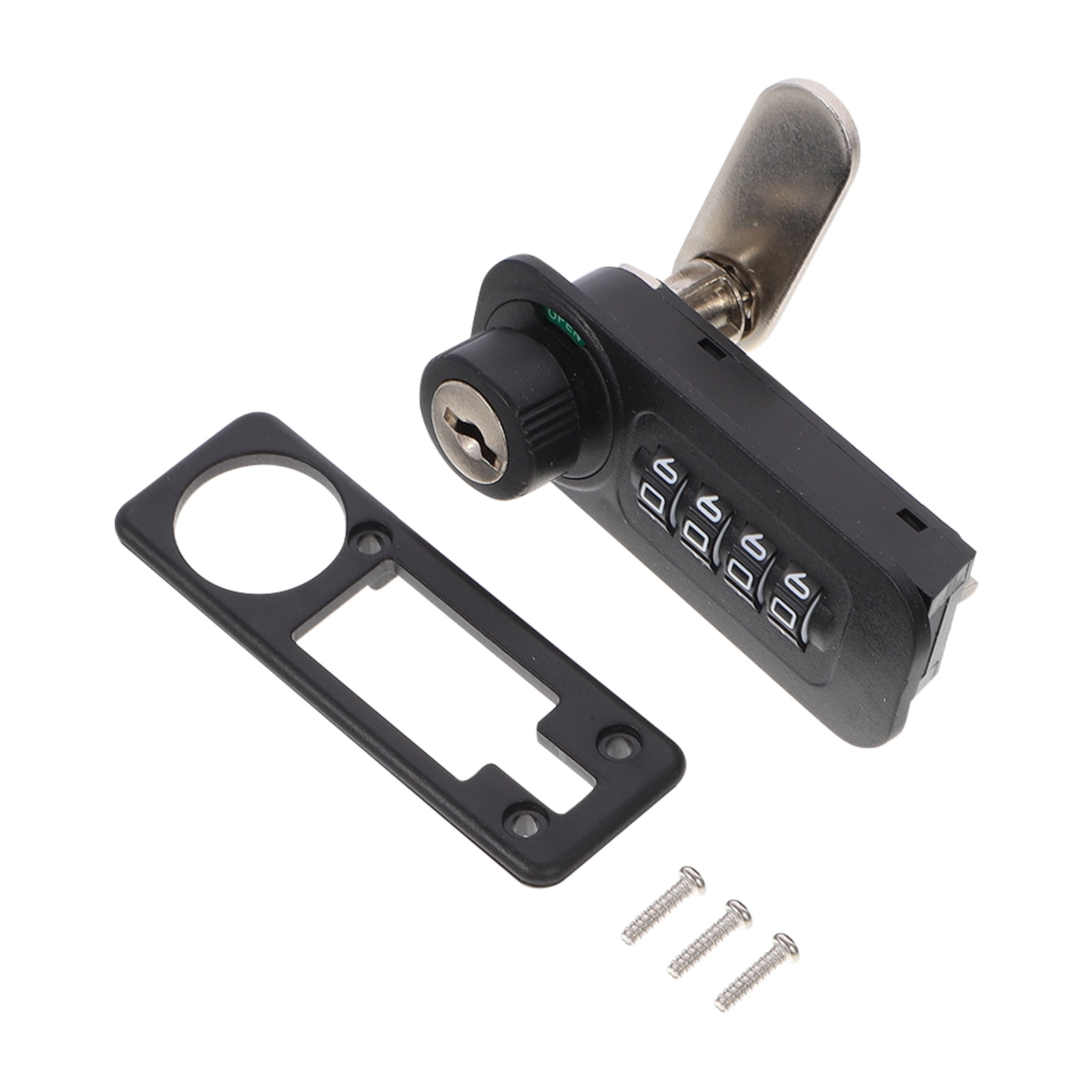 2 Pieces Universal 4- Mechanical Password Locker Cabinet Door - Walmart.com